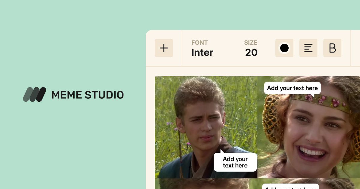 Anakin Padme Meme Generator - Meme Studio