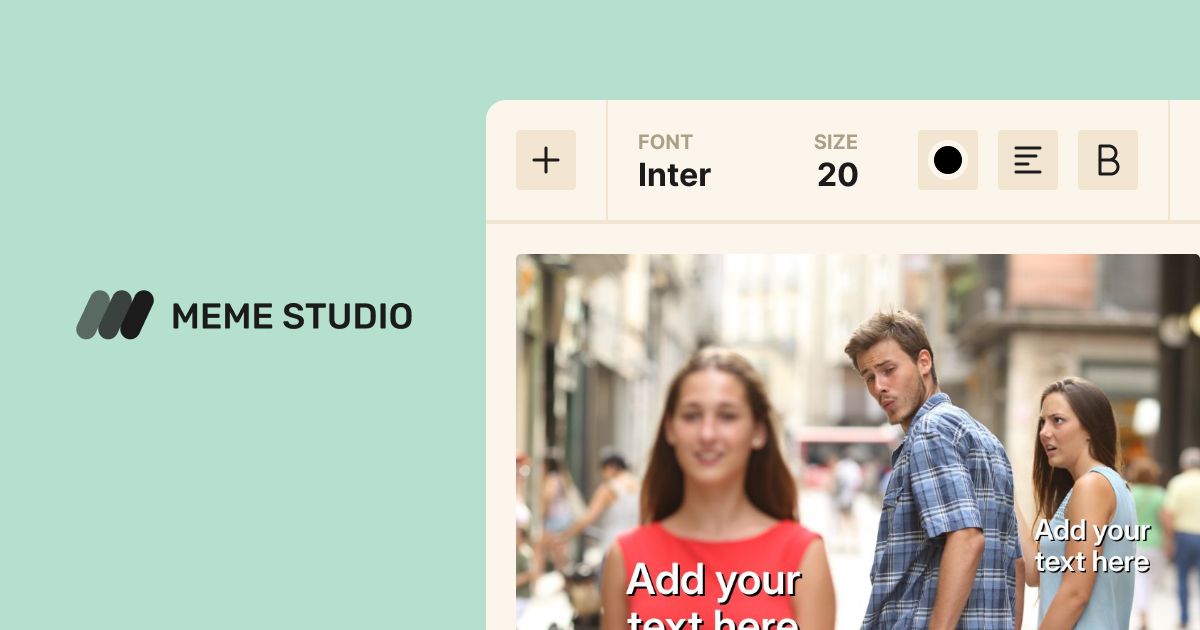 Distracted Boyfriend Meme Generator - Meme Studio
