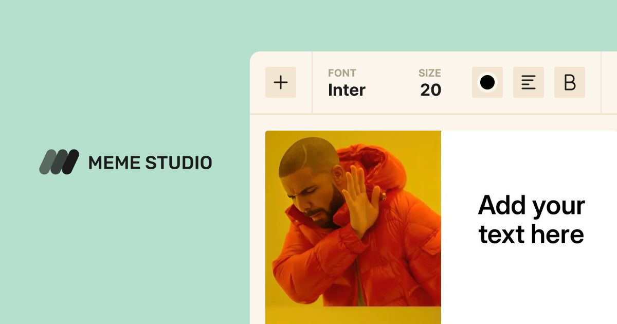 Drake Meme Generator - Meme Studio