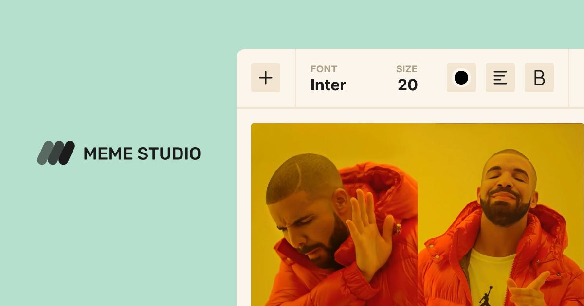 Drake Meme Maker - Redesigned Drake Yes / No Meme - Meme Studio