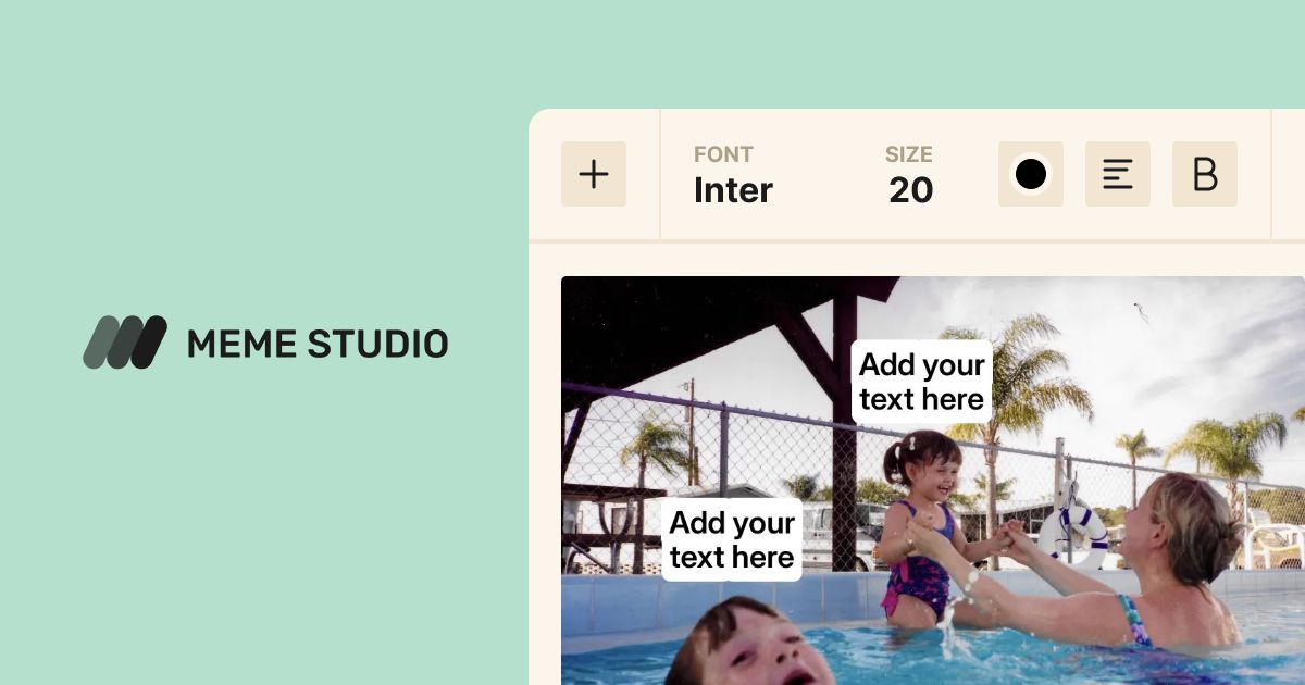 Drowning Meme Generator - Meme Studio