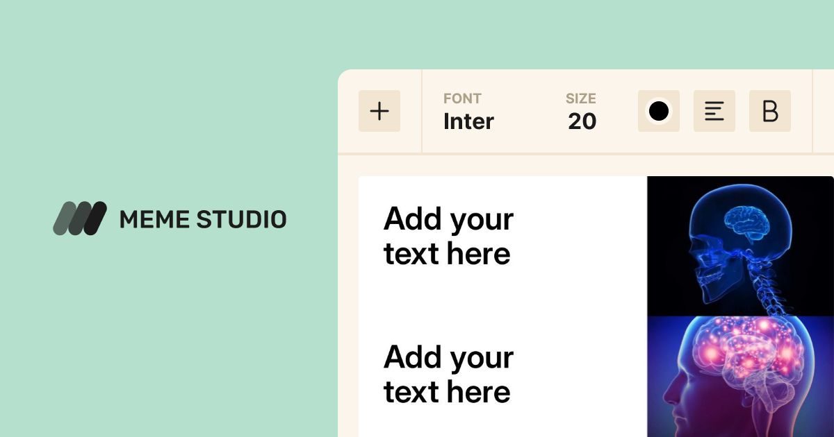 Expanding Brain Meme Generator - Meme Studio