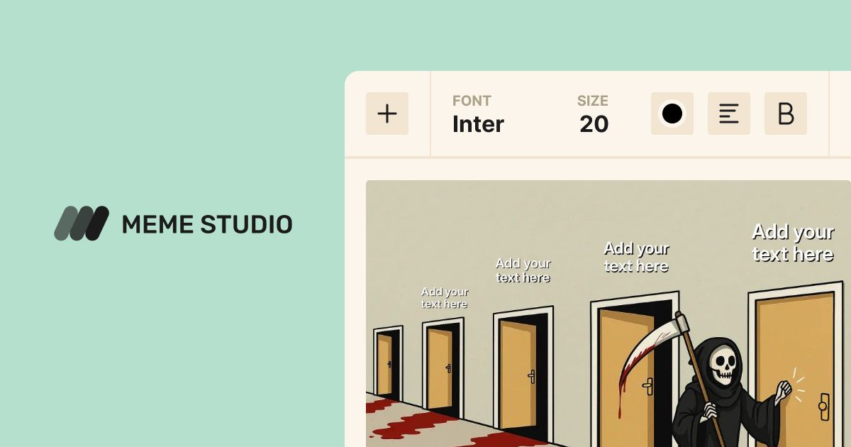 Grim Reaper Meme Generator - Meme Studio