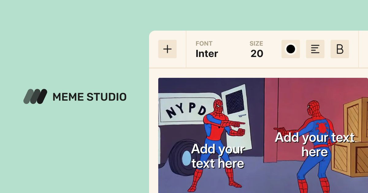 Spiderman Pointing Meme Generator - Meme Studio