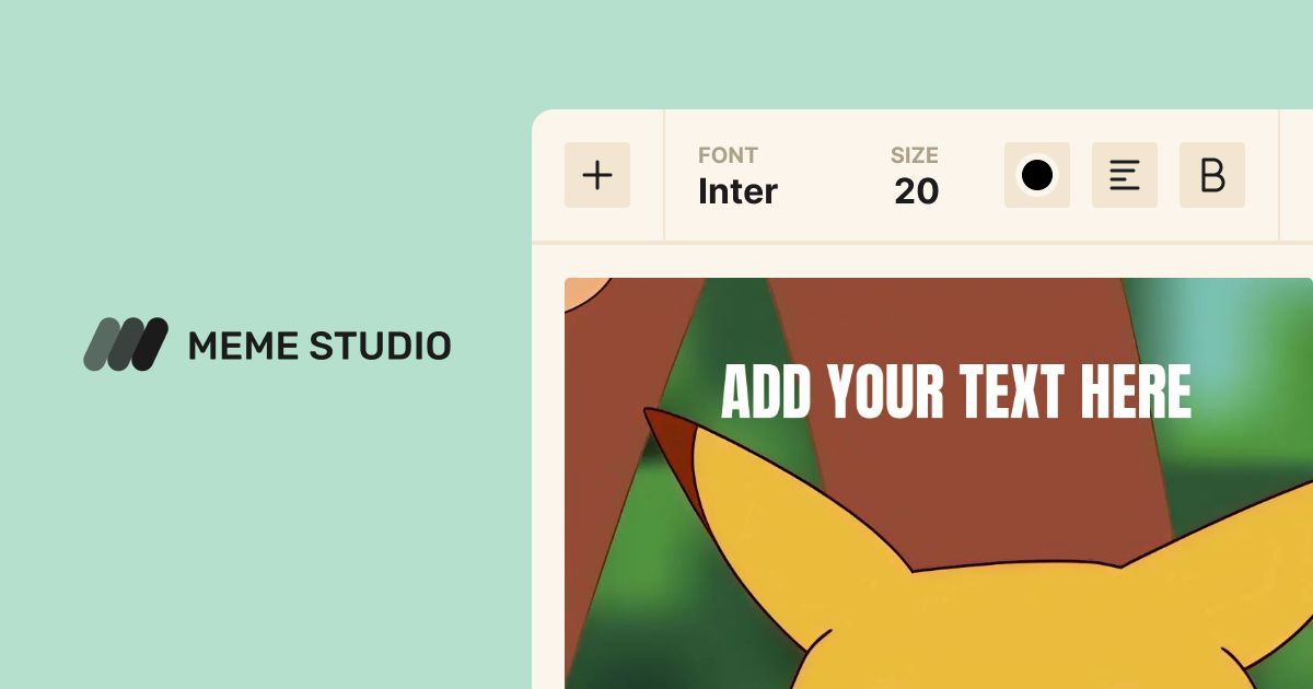 Surprised Pikachu Meme Generator - Meme Studio