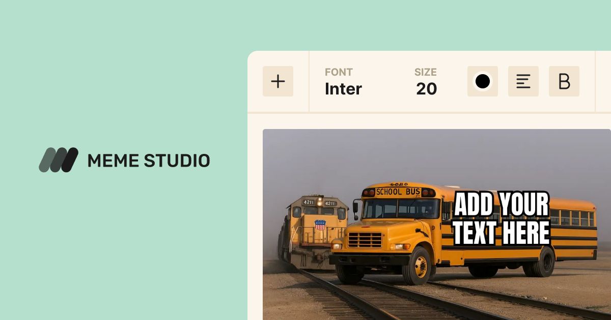 Train Meme Generator - Meme Studio